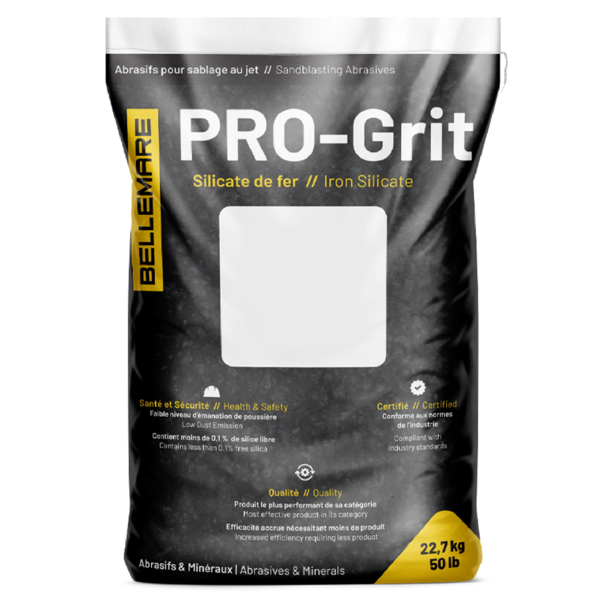Bellemare PRO-Grit – Iron Silicate Blast Media – sandblast solutions